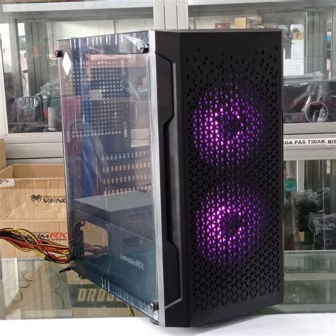 Jual Casing Venomrx Urra Matx Temper Glass 1x12cm Rgb Fan Shopee