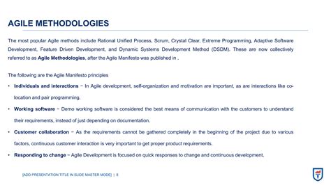 software engineering methodologies overview pptx computer software and applications