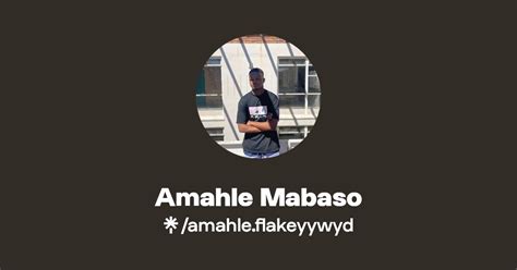 Amahle Mabaso Instagram Twitch Linktree