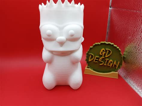 Stl File Bart Simpson Gummi Gummy Bear Light 🐻 ・3d Printer Design To