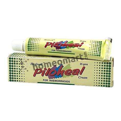 Healwell Piloheal Cream For Hemorrhoids And Venous Stasis Homeomart