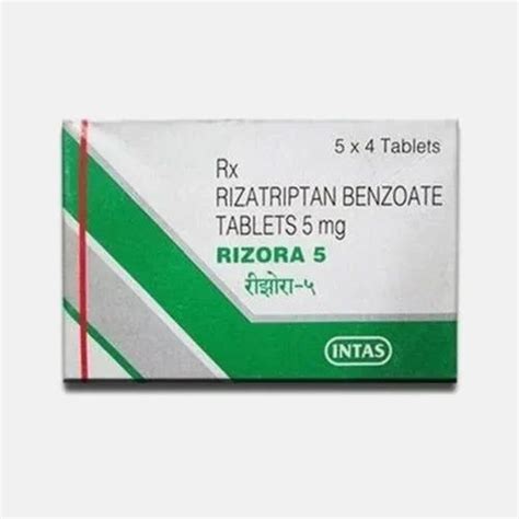 Rizora Rizatriptan Tablets At Rs 220stripe Anti Migraine Medicines