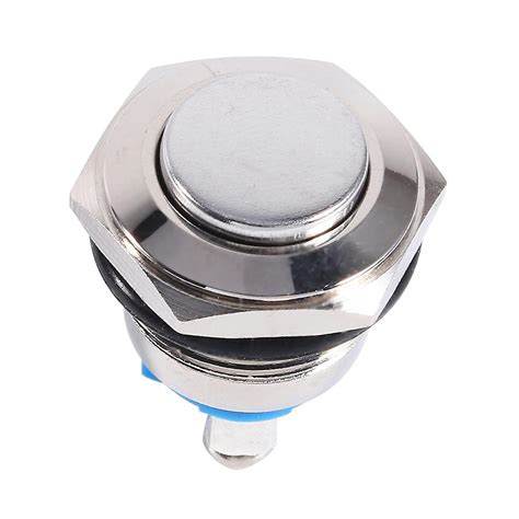 Fornnerg 12v 16mm Waterproof Car Vehicle Metal Momentary Push Button On