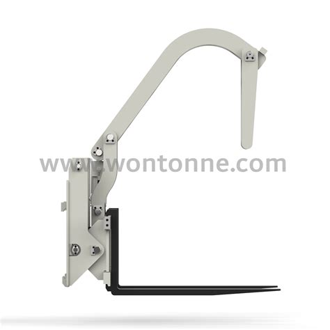 Hinged Steel Pipe Handler Forklift Attachments