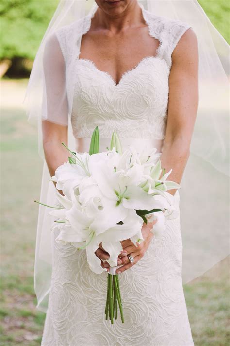 White Lily Wedding Bouquet 60 Photos