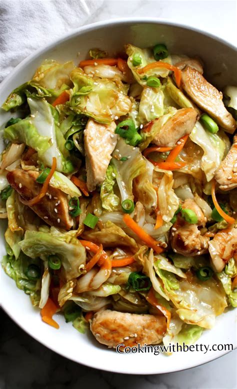 Chicken Cabbage Stir Fry Recipe