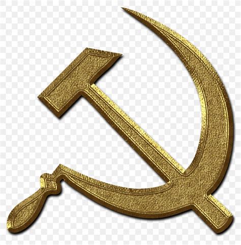 Hammer And Sickle Russian Revolution Communist Symbolism Png