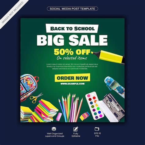 School Supplies Sale Vectors And Illustrations For Free Download Freepik