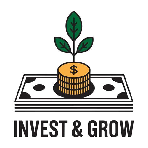 Invest And Grow T Shirt Design Illustration 63223632 Vector Art At Vecteezy