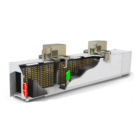 China Outdoor 1mwh 20ft Battery Cabinet Container Bess Solar Battery