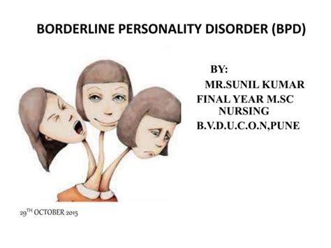Boderline Personality Disorder Pptx Mental Health Diseases And