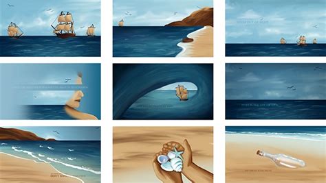 Ships At A Distance Storyboard And Styleframes On Behance