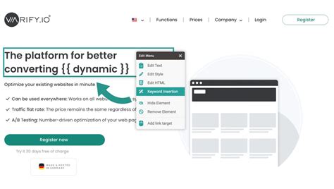 Varify® Functions Ab Testing Platform