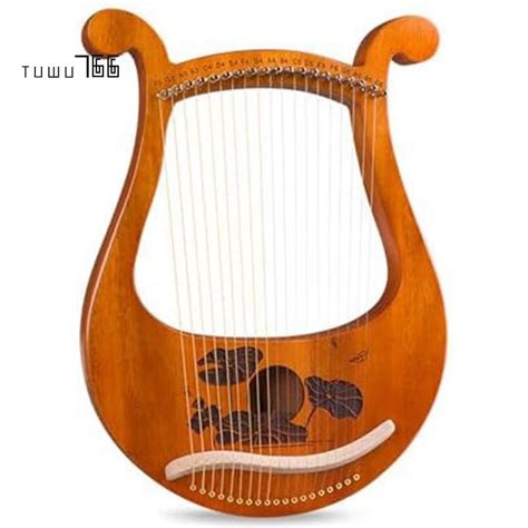 Tuwu766 Lyre Harp 19 String Beginners Harpportable 19 Tone Small Harp
