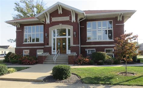 Carnegie Library Fort Branch Indiana A Photo On Flickriver