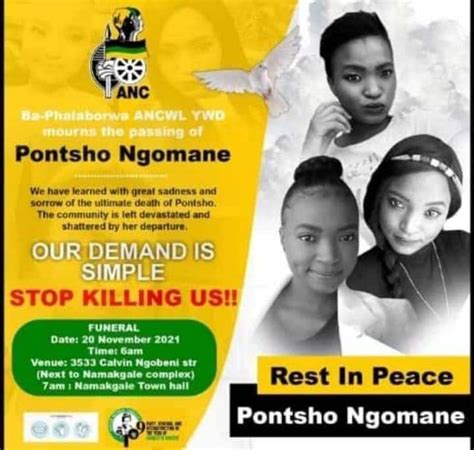 Residents Of Namakgale In Phalaborwa Pleads Justice For Pontsho Ngomane