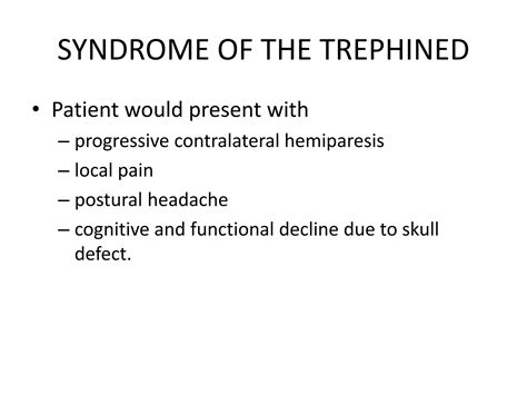 Management Of Traumatic Cranial Defect Pathology Pptx