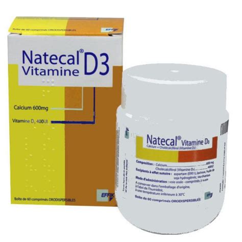 Natecal Vitamine D3 600 Mg400 Ui Comprimé Orodispersible 340093979