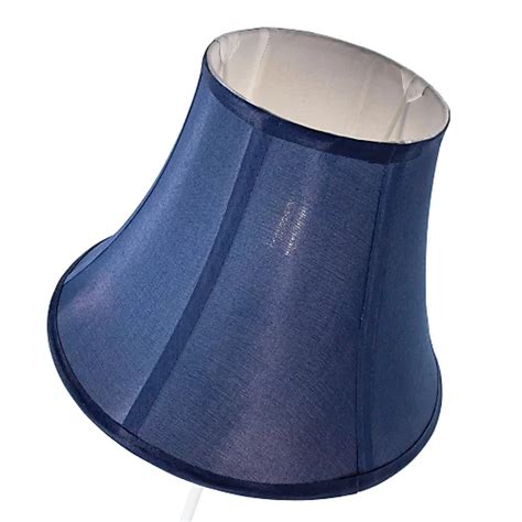 Traditional Empire Shaped 12 Inch Lamp Shade In Rich Silky Navy Cotton