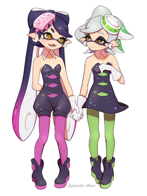 ぷち On Twitter Splatoon Splatoon Comics Splatoon Squid Sisters