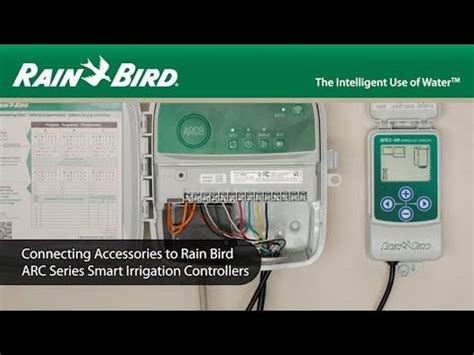 Rain Bird ARC Series App-Based Residential Irrigation Controller: Connect Accessories - YouTube