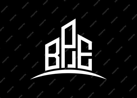 Premium Vector Letter Bpe Building Vector Monogram Logo Design