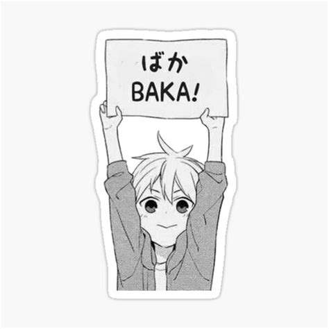 Baka Kun Sticker For Sale By Ellenaia Redbubble