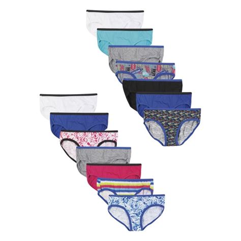 Hanes Girls Underwear 14 Pack Hipster Tagless Super Soft Cotton