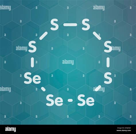 Selenium Disulfide Dandruff Shampoo Active Ingredient Molecule