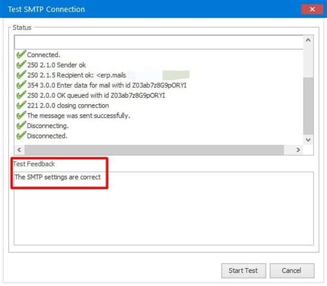 alert management all emails are in outbox and cannot be sent out