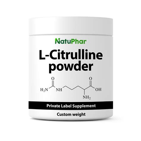 L Citrulline Powder Natuphar Private Label Supplement Service
