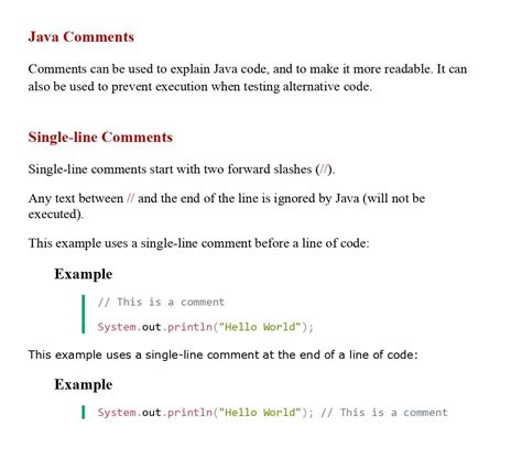 Learn Java Comments Session 4 Pdf Connect 4 Techs