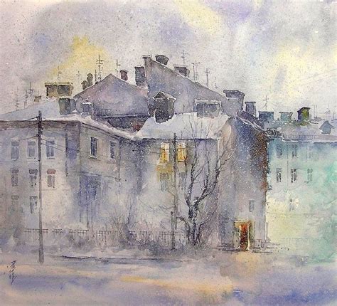 Игорь Хайков | Painting, Watercolor canvas, Art