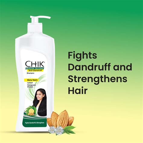 Buy Chik Protein Solution Anti Dandruff Shampoowith Mahaneem Lemon