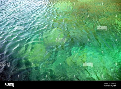 Background Of Rippled Clear Azure Water Background Of Beautiful