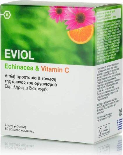 Eviol Echinacea And Vitamin C 60 μαλακές κάψουλες Shopflixgr