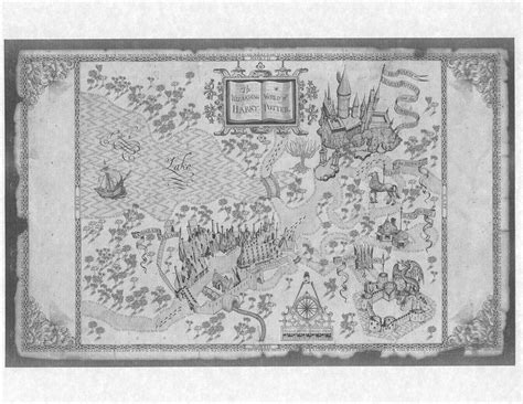 Hogwarts School Map