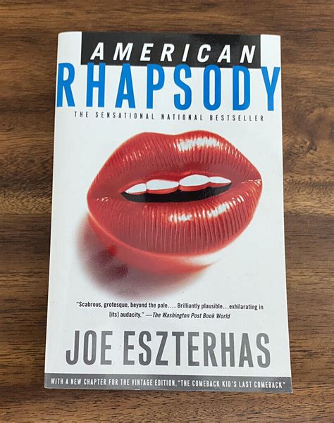 American Rhapsody By Joe Eszterhas 2001 Trade Paperback For Sale