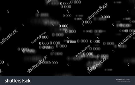 Flow Zeros Digital Background Matrix 3d Stock Illustration 1341513461 Shutterstock