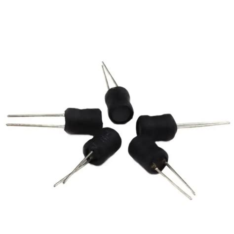 5pcs Radial Inductor 220uh Magnetic Core Ferrite Drum Core Choke Power