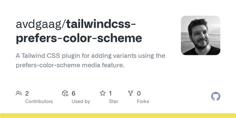 Github Avdgaag Tailwindcss Prefers Color Scheme A Tailwind Css