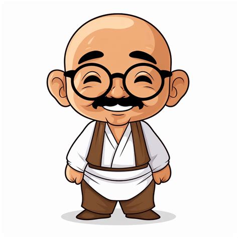 Chibi Ghandi By Coloring Collective On Deviantart
