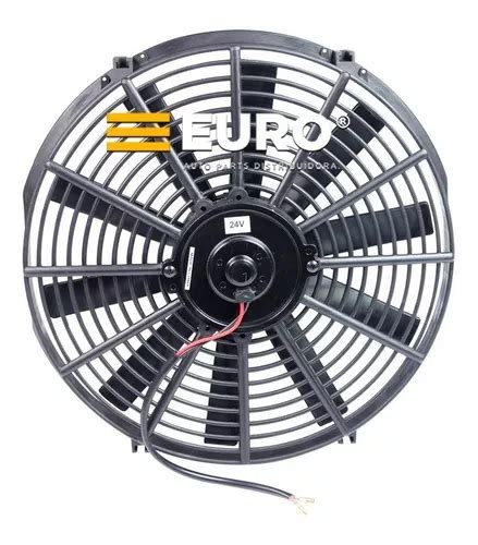 Eletro Ventilador Axial 14 Polegadas 24v Universal Parcelamento Sem Juros