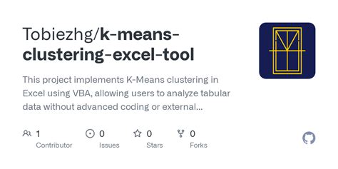 Github Tobiezhg K Means Clustering Excel Tool This Project Implements K Means Clustering In