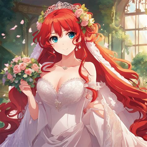 Curvy Scarlet Haired Bride By Darththeo On Deviantart
