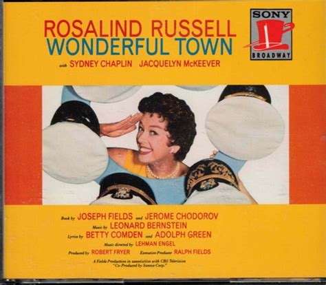 Wonderful Town 1958 Telecast Cd 1991 Sony Broadway Rosalind Russell