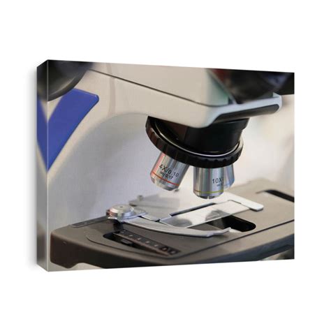 Professional Medical Laboratory Microscope Canvas Print Canvasworld