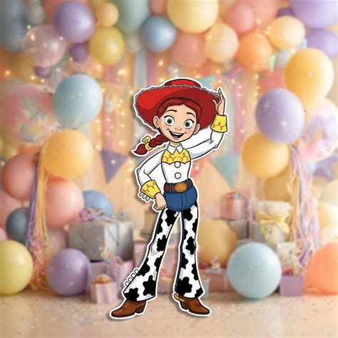 Jessie From Toy Story Png Cutout Birthday Party Decoration Digital