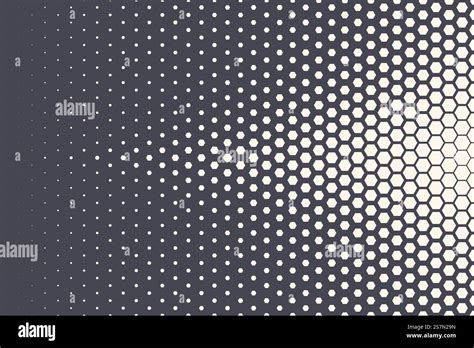 Hexagonal Halftone Pattern Abstract Geometric Background Hexagon