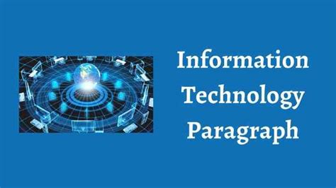 Information Technology Paragraph For Class 9 10 Ssc Hsc 120 150
